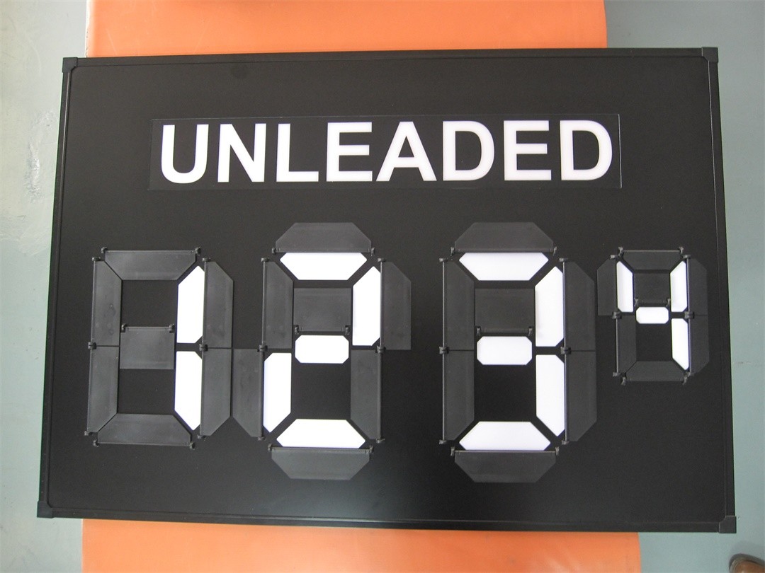 7 Segmen LED Digital Sign Board Tanda Harga Gas LED Untuk SPBU